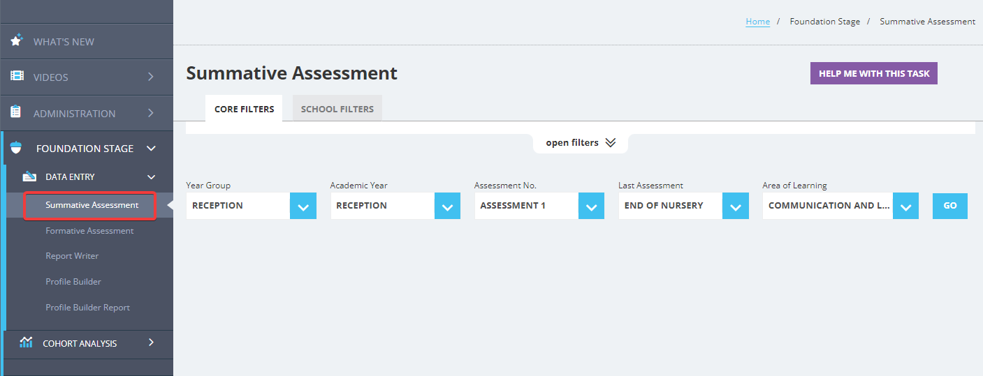 Entering Summative Assessment Data - iTRACK – iTRACK Education Support