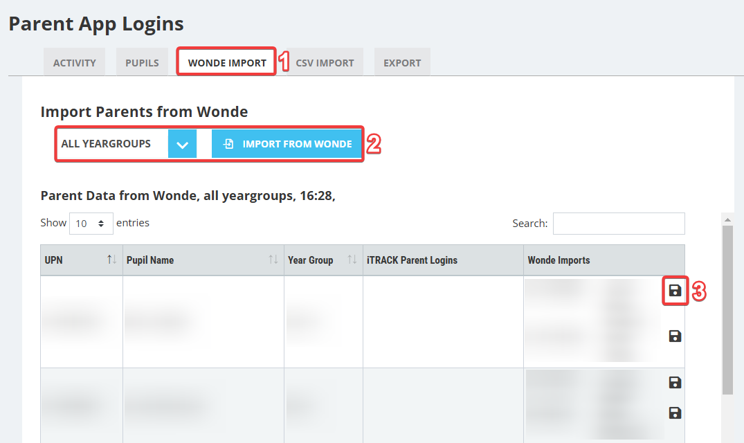 Parent App Logins (Parent Portal - Creating Parent App Logins) - iTRACK ...