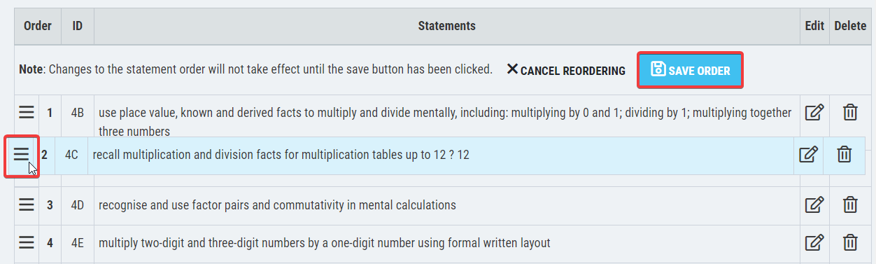 Manage KS1-KS3 Library (Editing Your Subjects/Curriculum) - iTRACK – iTRACK Education Support