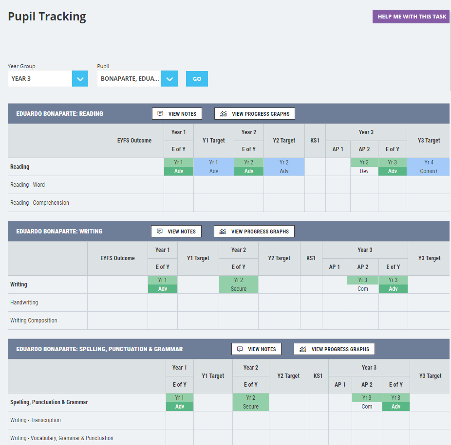 Pupil Tracking - iTRACK – iTRACK Education Support