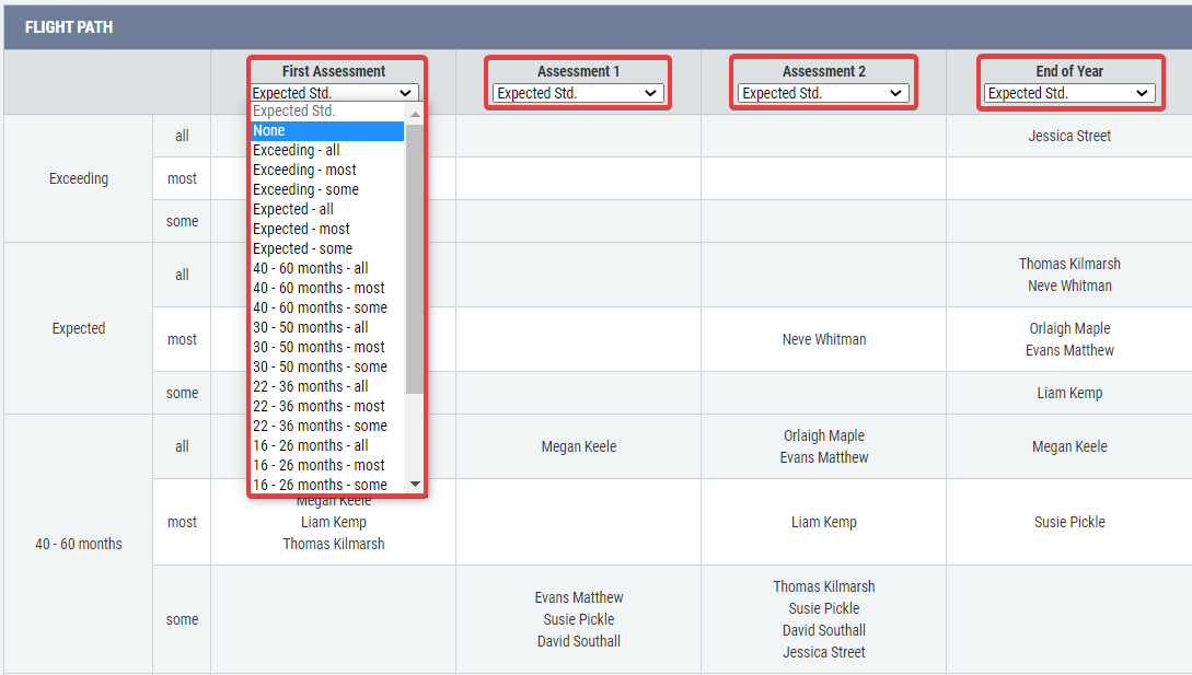 Flight Path - Foundation/EYFS - iTRACK – iTRACK Education Support