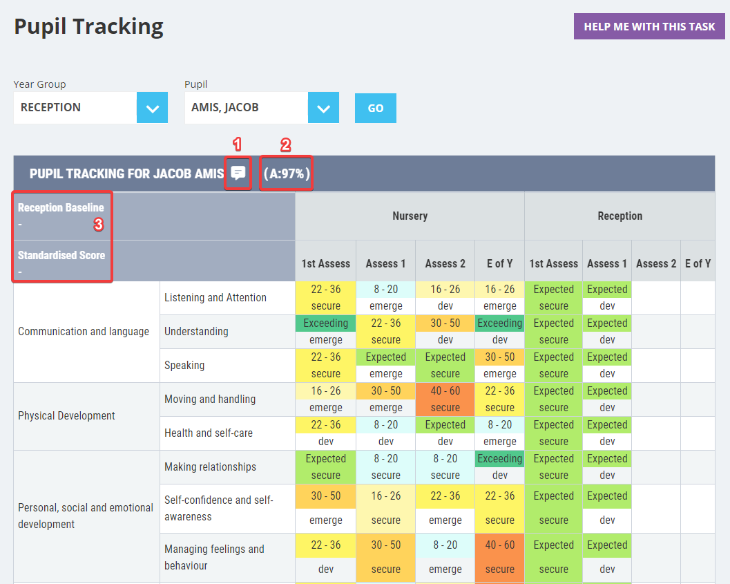 Pupil Tracking - EYFS/Foundation - iTRACK – iTRACK Education Support